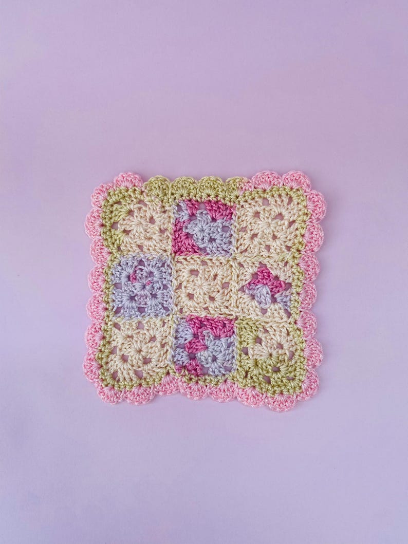 Miniature Granny Square Crochet Blanket - Etsy