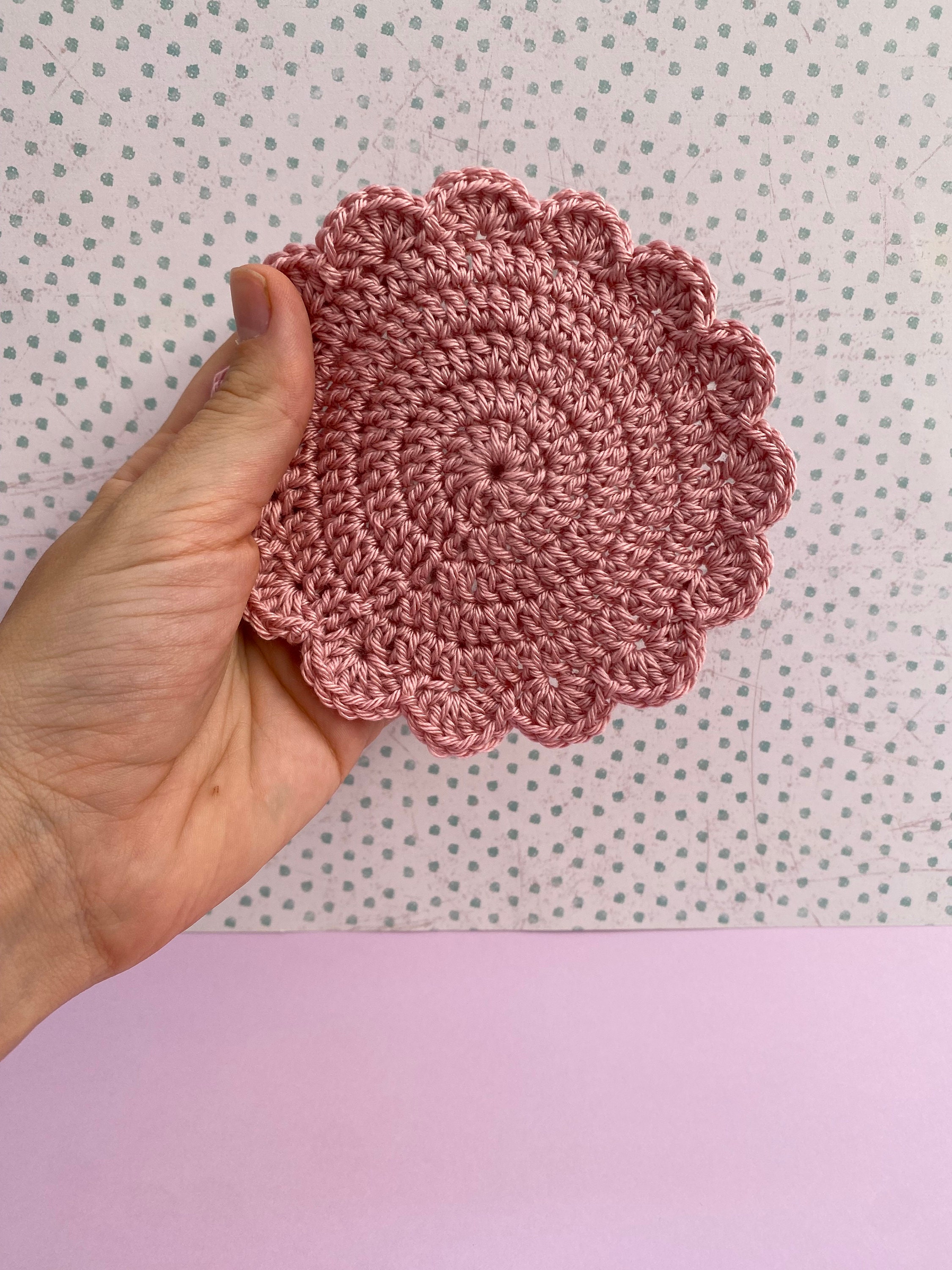 Round Miniature Dollhouse Crochet Rug - Etsy