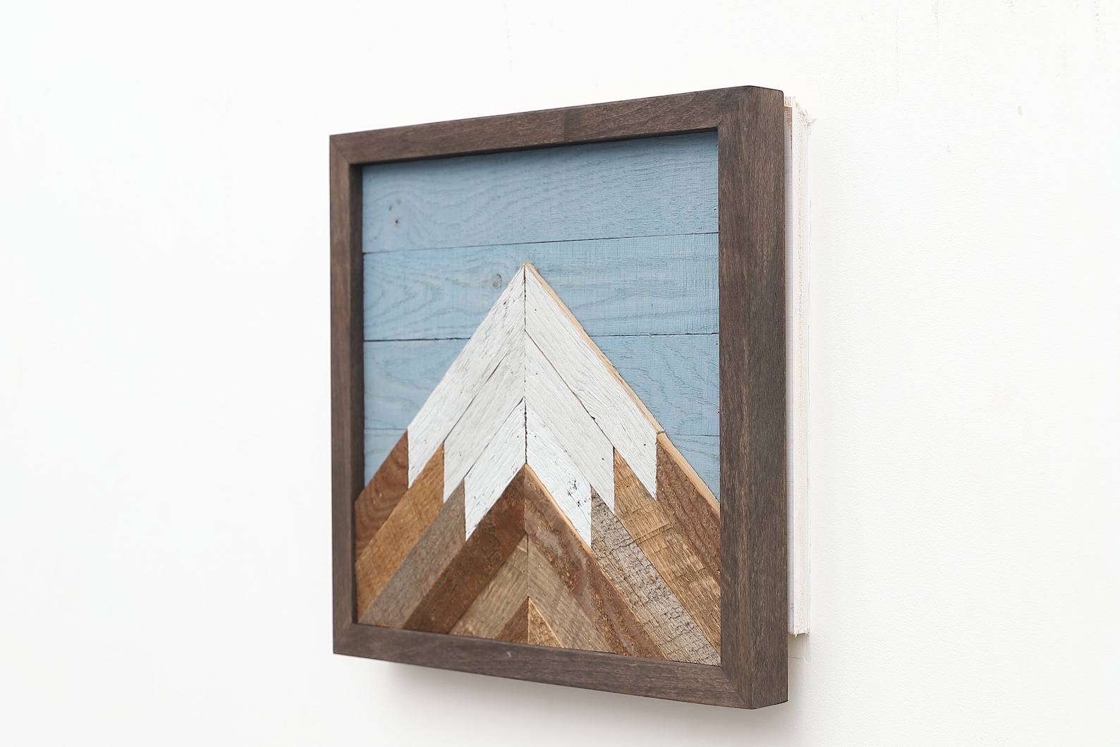 Wood Mountain Wall Art, Rustic Mountains, Wood Wall Art, Wooden ...
