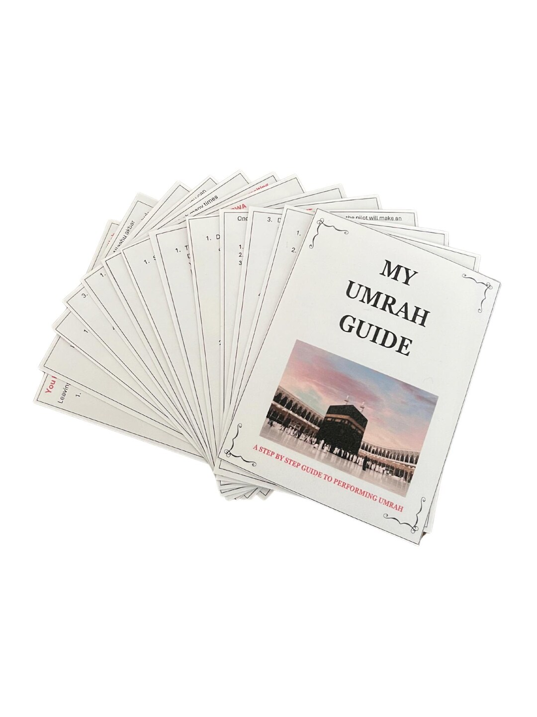 Umrah Guide Flashcards for Beginners, Umrah Guide, Umrah Flashcards ...