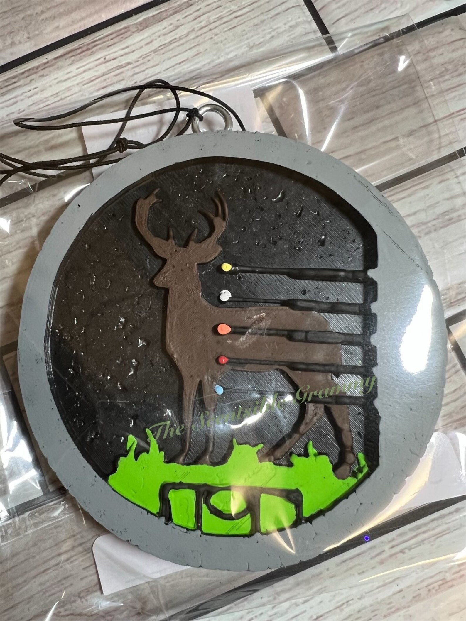 Deer Bow Hunting Car Freshie Large Air Freshener for Car Aroma Bead ...