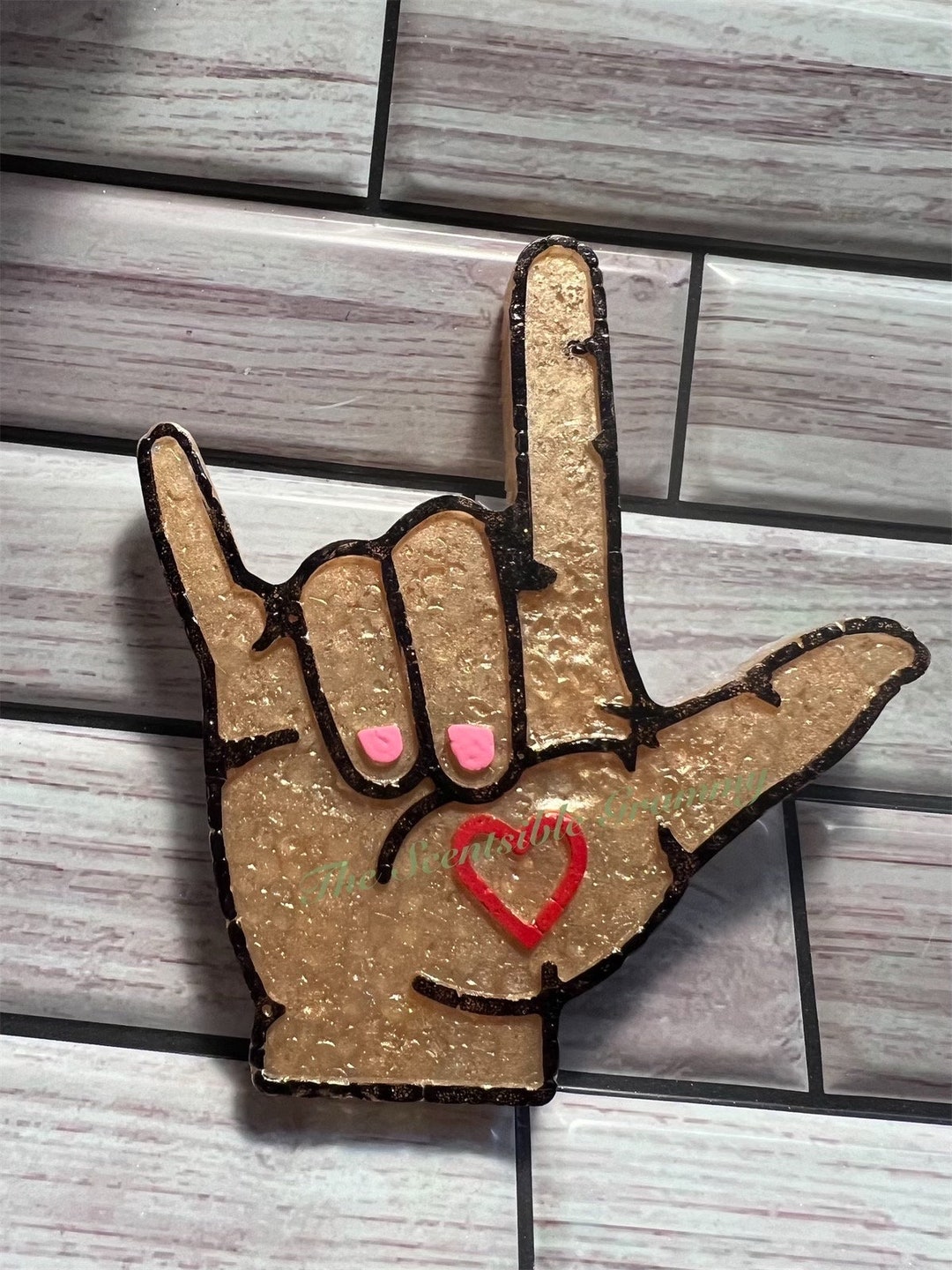 I Love You Sign Car Freshie Large Air Freshener for Car Aroma Bead Farm ...