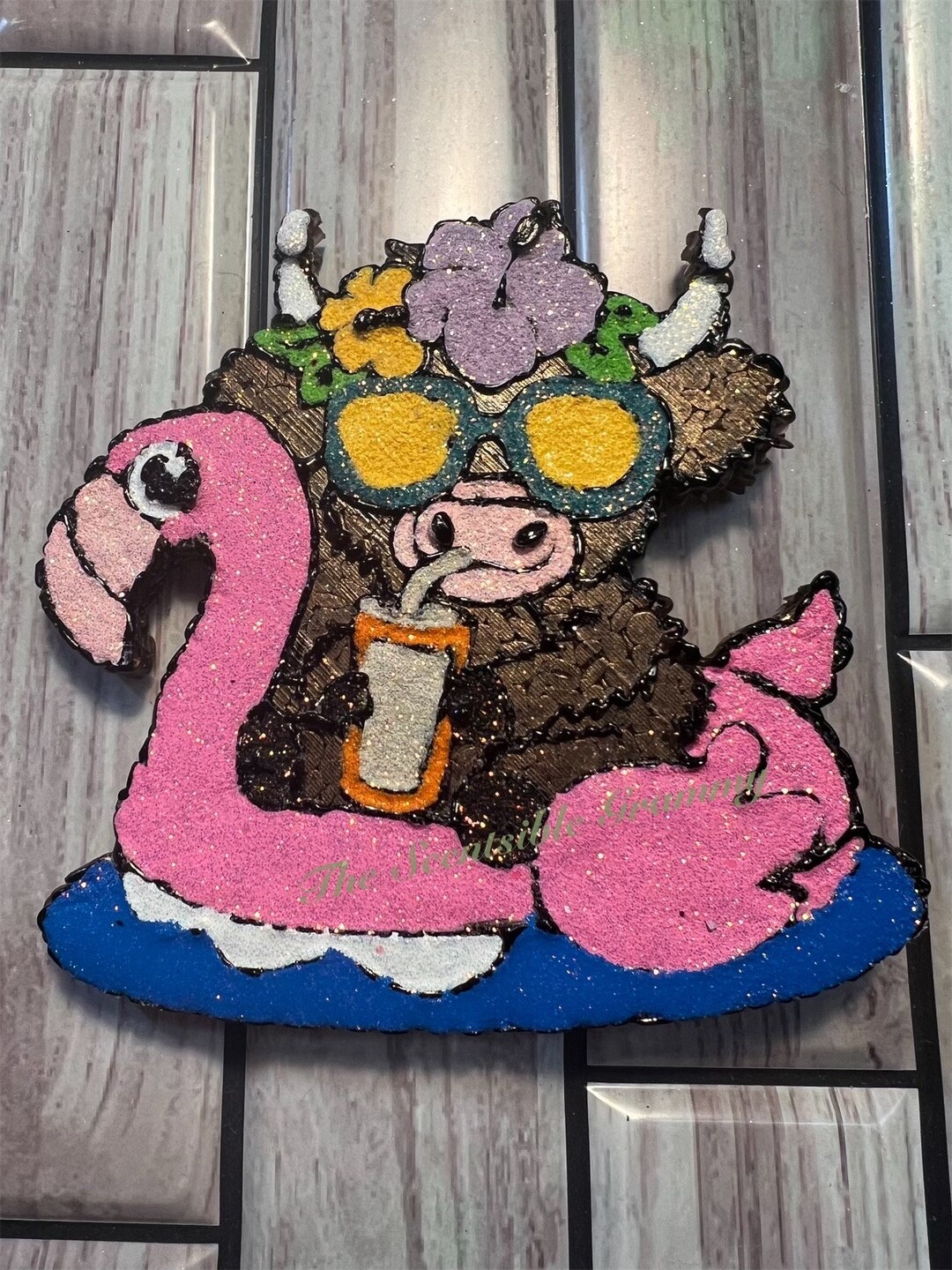 Highland Cow Pool Floatie Car Freshie Large Air Freshener for Car Aroma ...