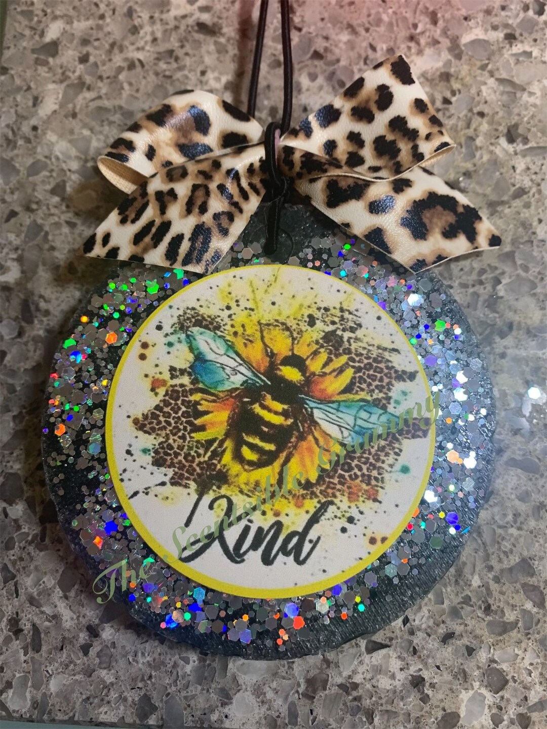 Bee Kind Round Freshie Air Freshener Car Scents Candle Accessory - Etsy