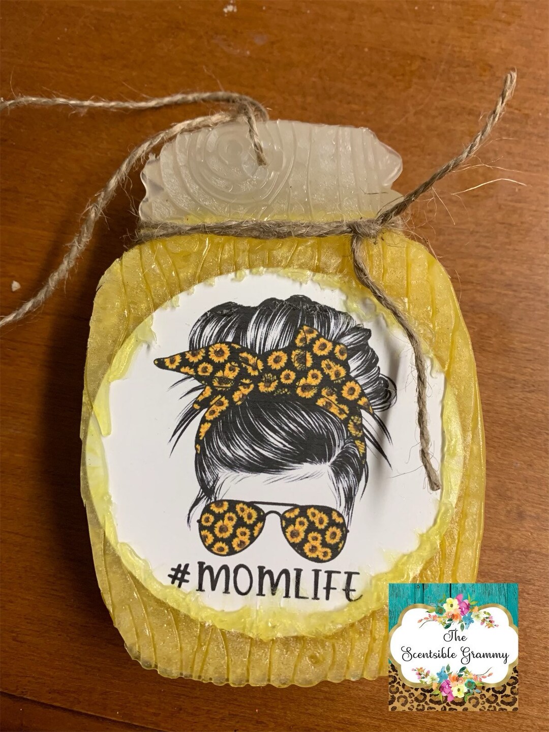 Mom Life Mason Jar Car Freshie Large Air Freshener for Car Aroma Bead ...