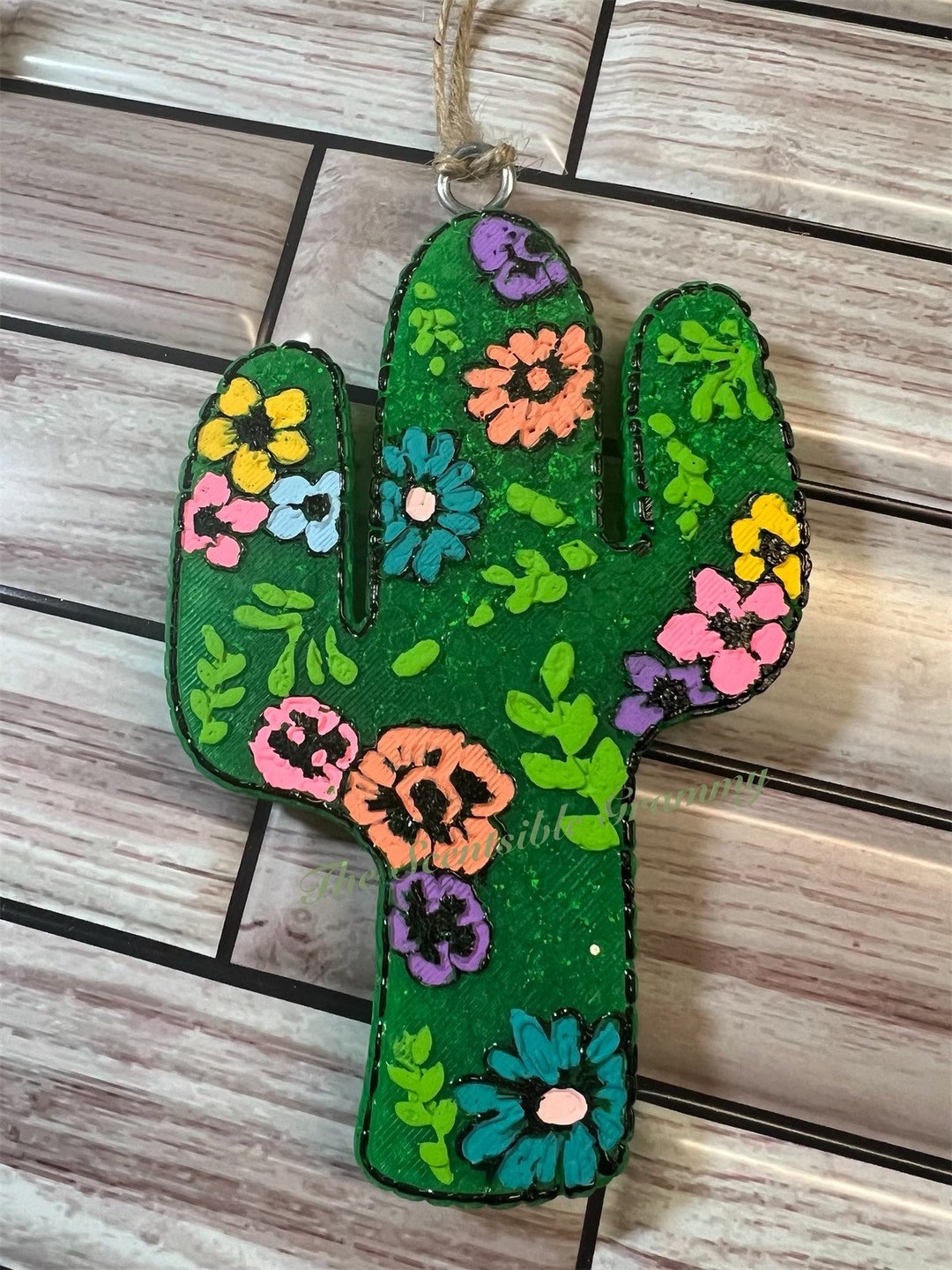 Floral Western Cactus Freshie Car Air Freshener - Etsy