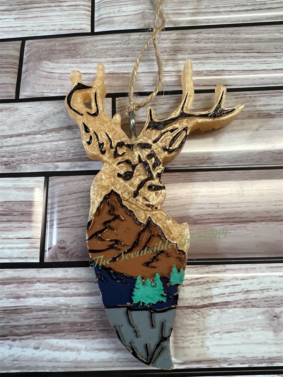 Deer Car Freshie Large Air Freshener for Car Aroma Bead Farm - Etsy