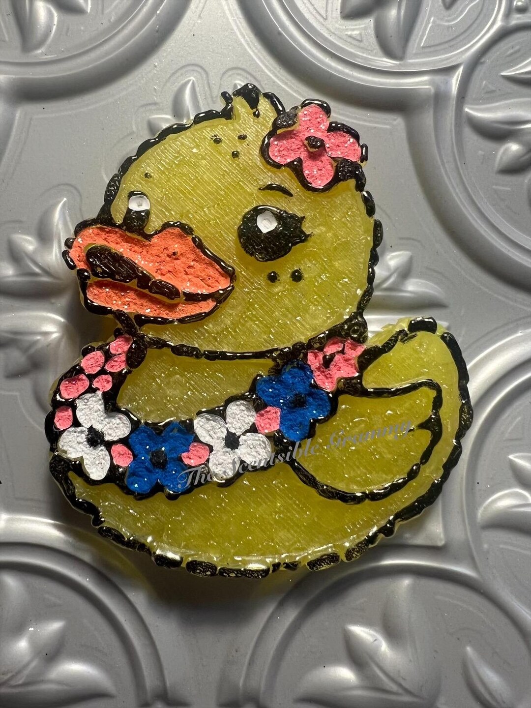 Hawaiian Duck Rubber Duckie Car Freshie Large Air Freshener for Car ...