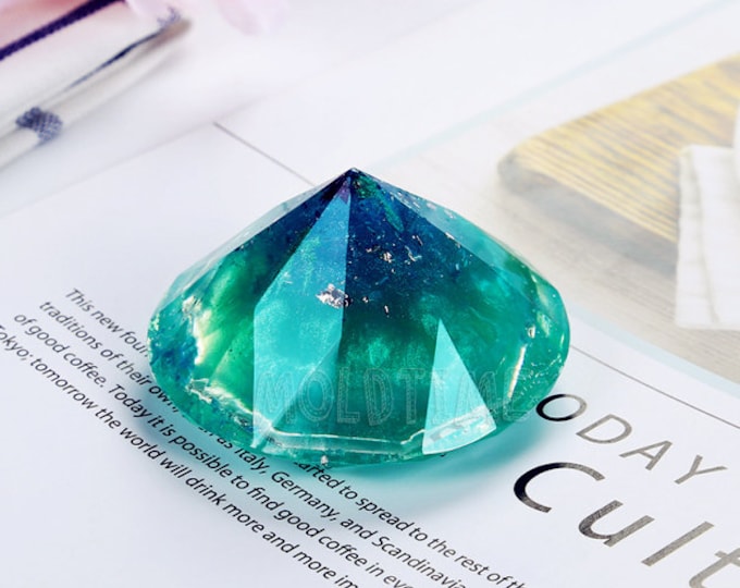 7 Styles Crystal Stone Silicone Mold-faceted Stone Resin - Etsy