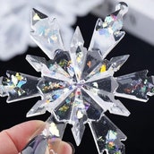 Large Ice Crystal Snowflake Mold,snowflake Mold for Car Decoration ...