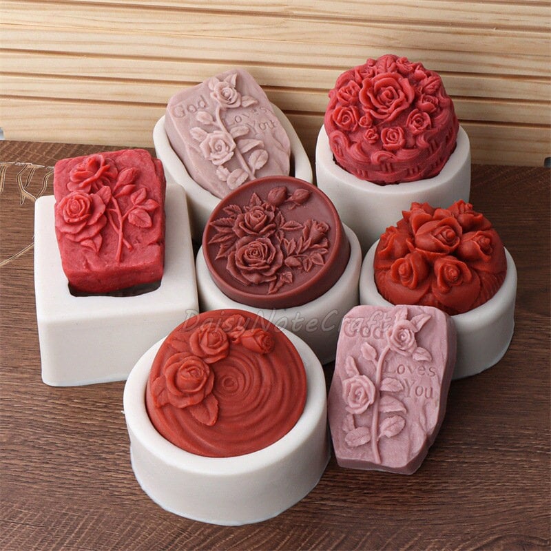 Rose Soap Mold - Etsy