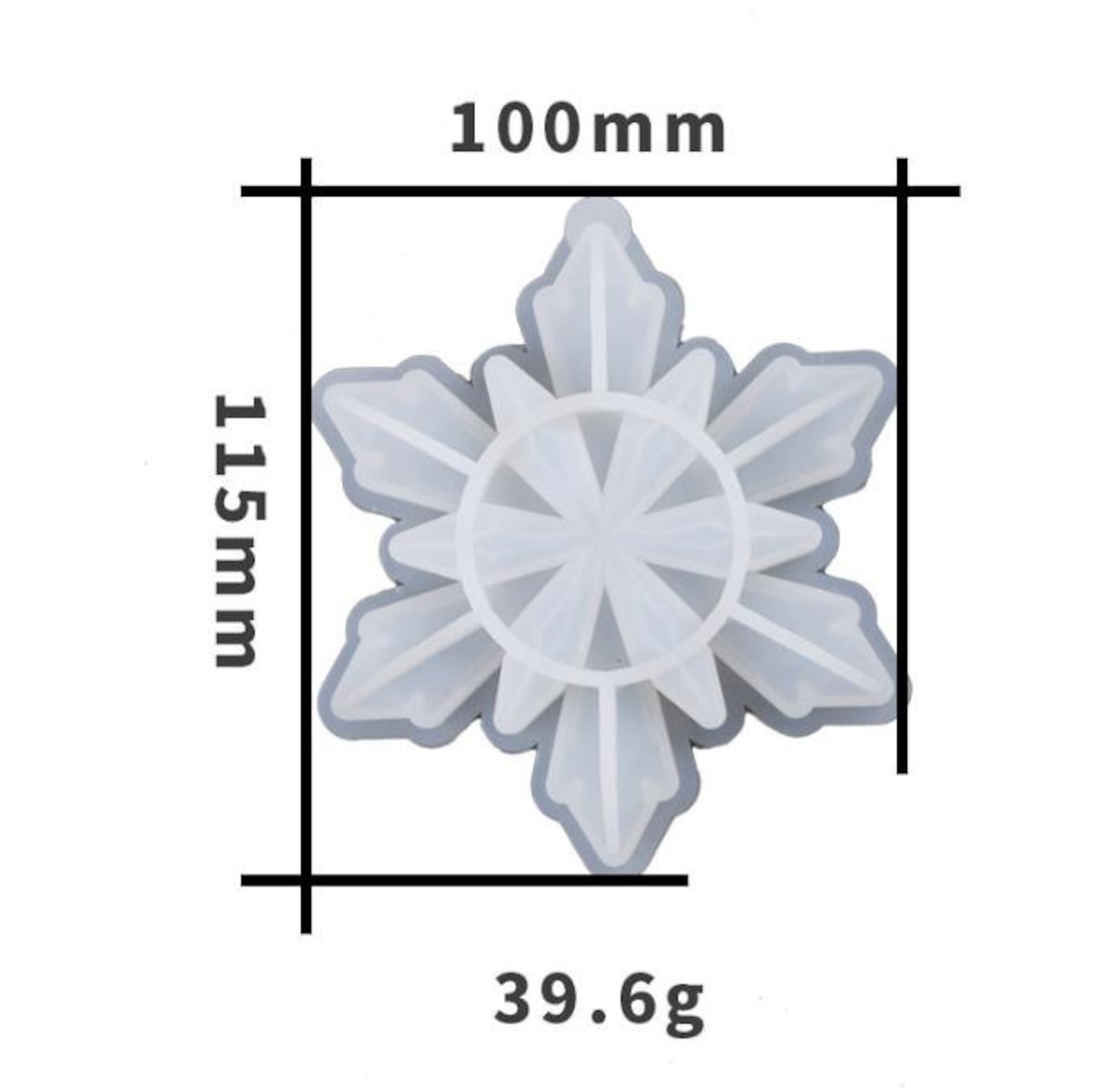 Large Ice Crystal Snowflake Mold,snowflake Mold for Car Decoration ...