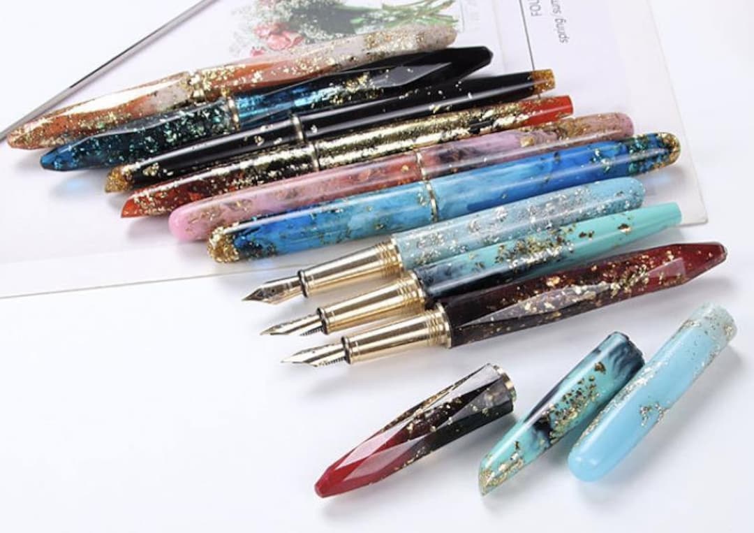 Fountain Pen Mold-fountain Pen Resin Mold-pen Cap Silicone Mold-diy ...