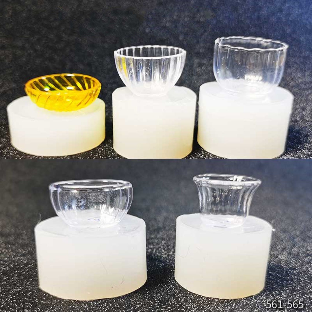 Pocket Bowl Silicone Mold-mini Cup Resin Mold-mini Tableware Mold ...