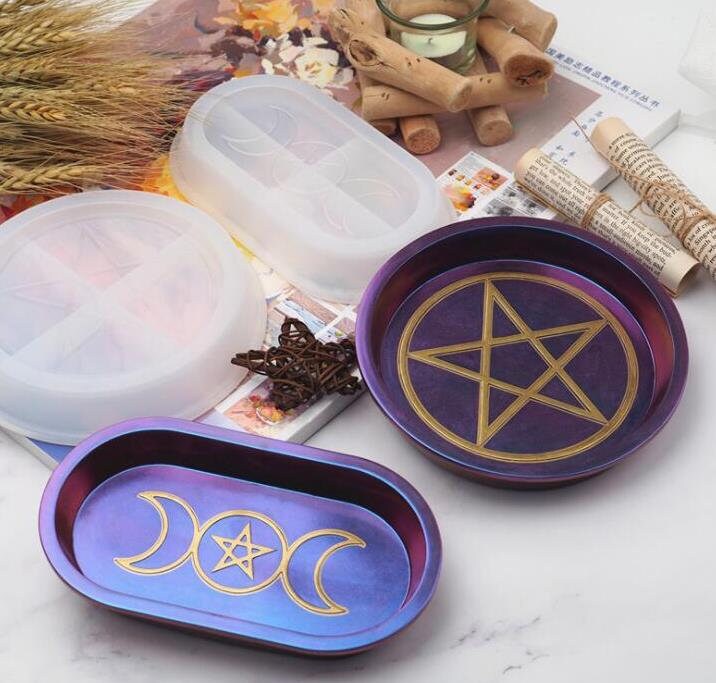 Oval Round Tray Resin Mold Round Dish Mold Oval Dish Mold - Etsy