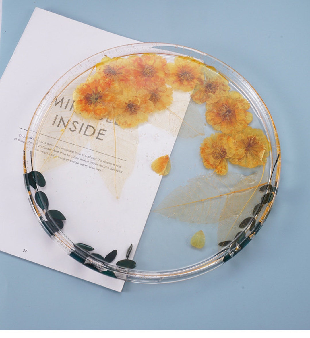 Large Enough Round Silicone Mold, 24.5cm 11" Round Tray Mold,coaster ...