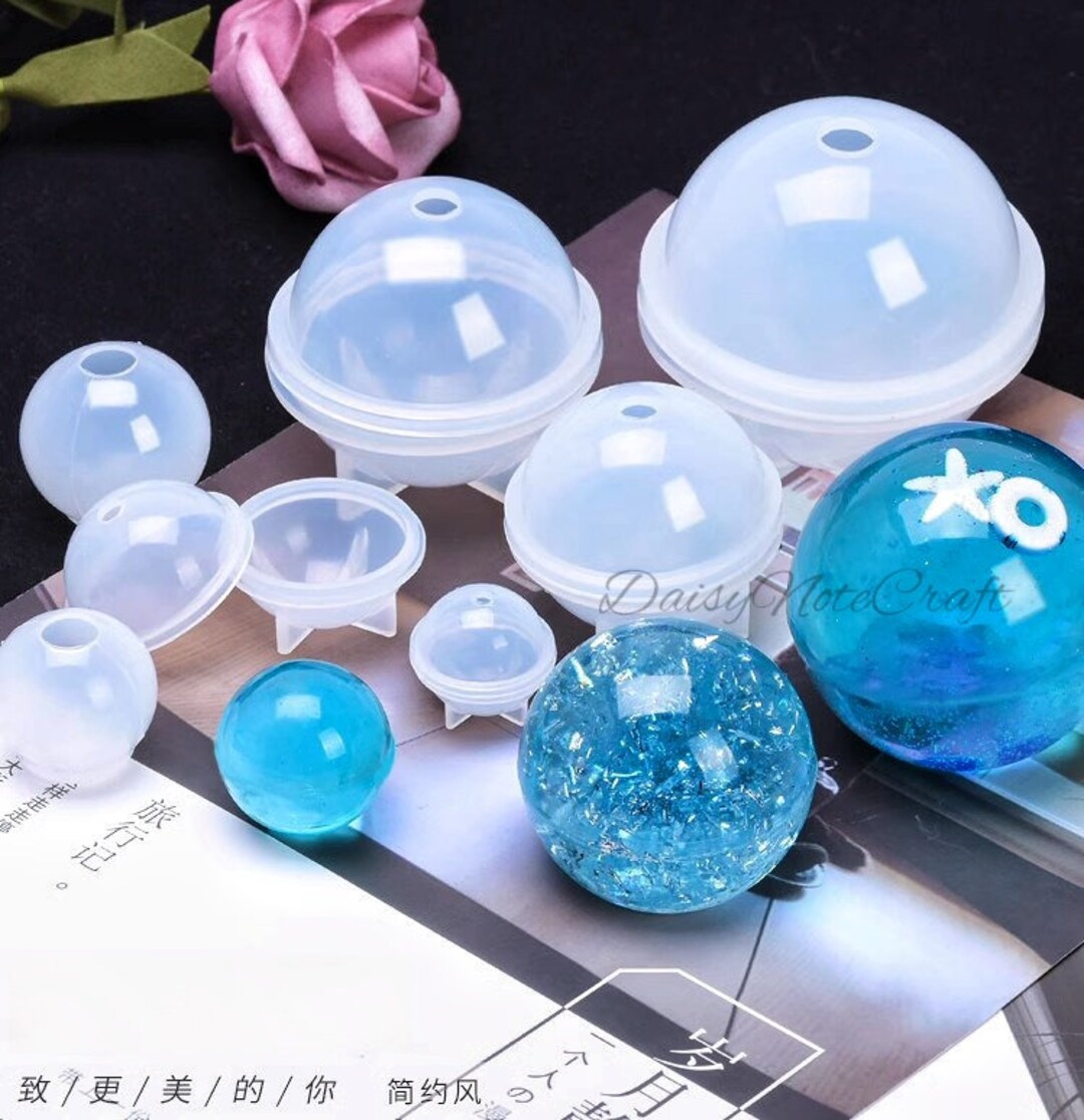 20-60mm Sphere Resin Molds-round Ball Silicon Mold-diy Sphere Silicon ...