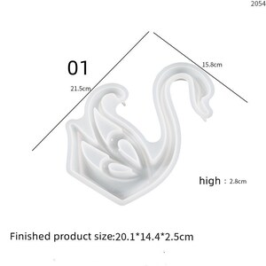 Large Swan Resin Molds-swan Silicone Mold-swan Plaster/cement/concrete ...