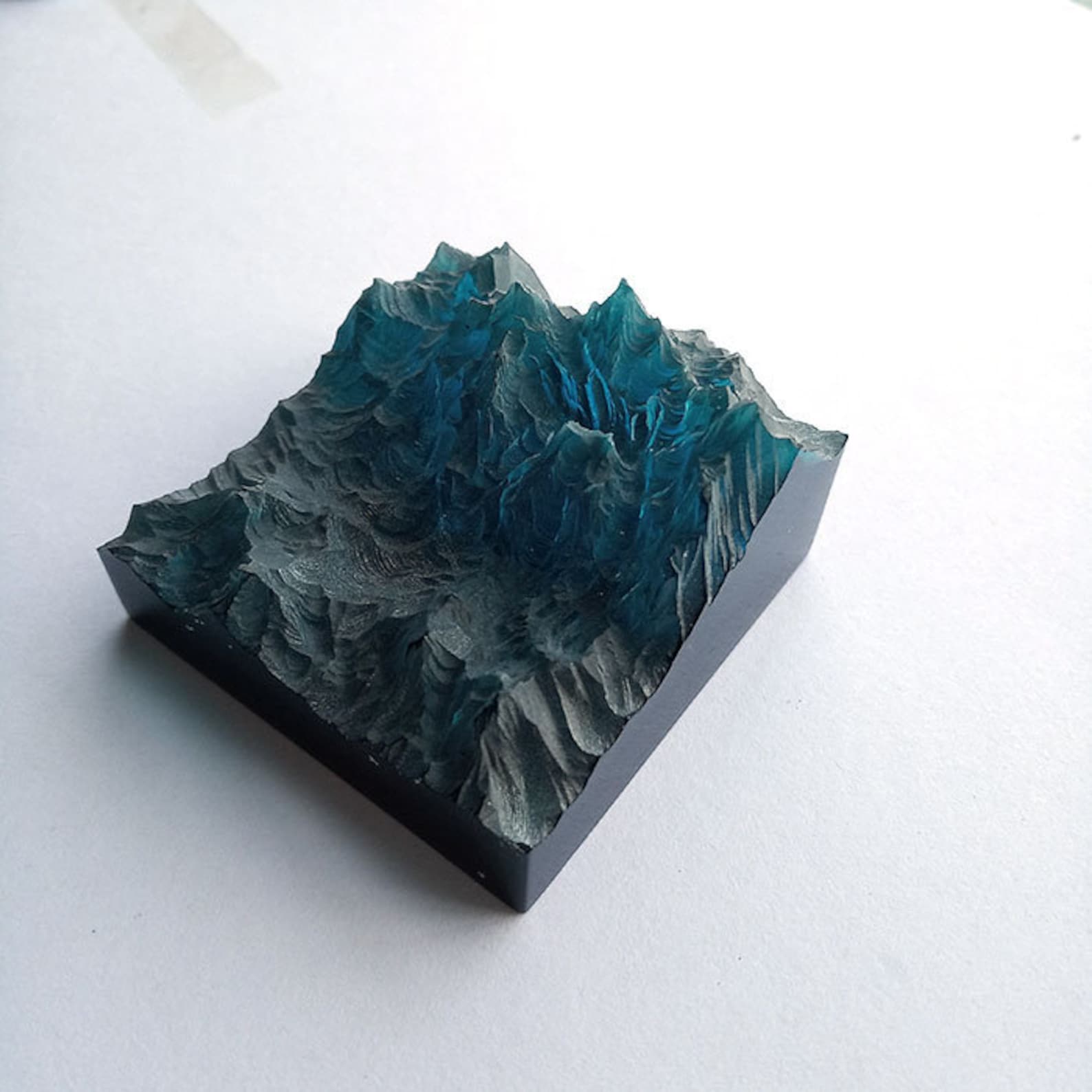 5cm Snow Mountain Resin Mold-mountain Peak Silicone Mold-cube - Etsy