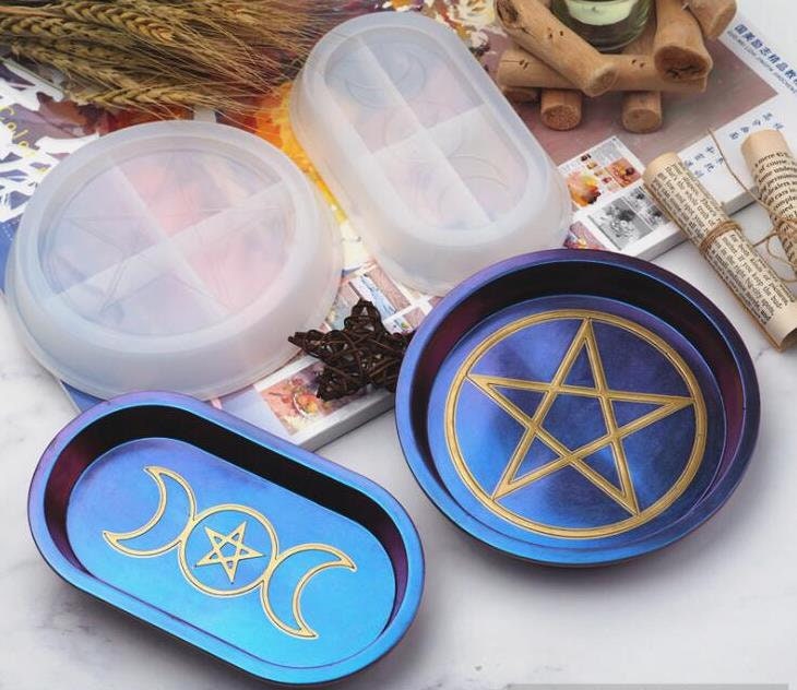 Oval Round Tray Resin Mold Round Dish Mold Oval Dish Mold - Etsy