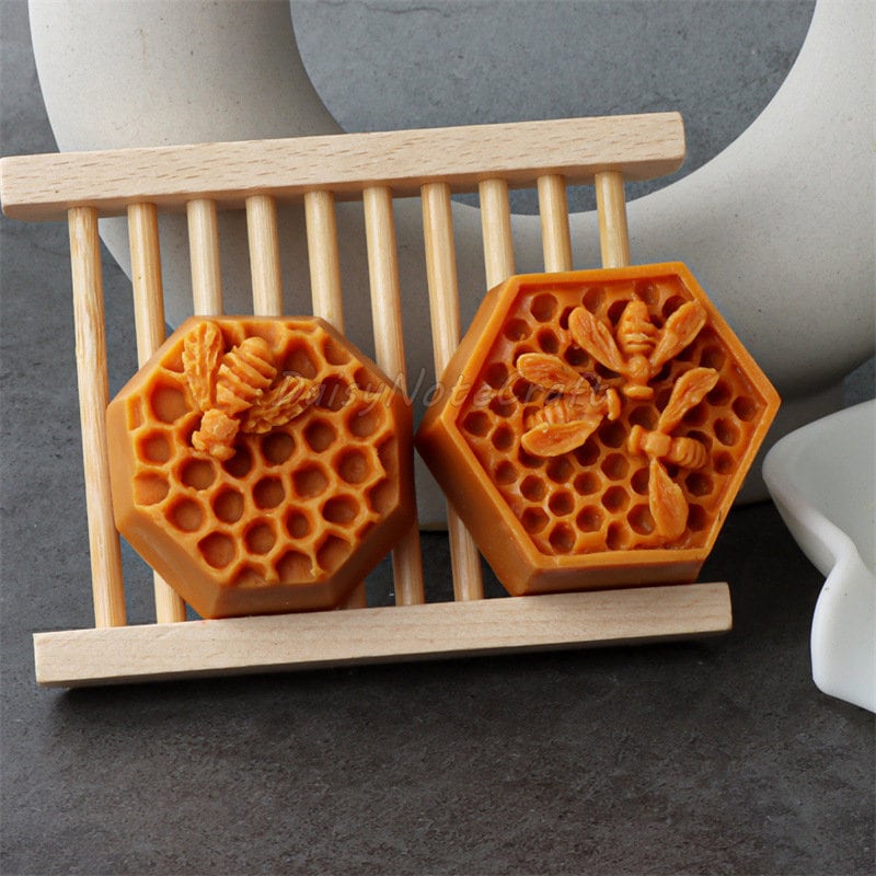 Silicone Soap Mold,bee/honeycomb Silicone Mold,round/rectangular ...