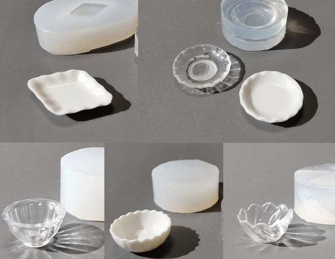 5 Styles Pocket Bowl Silicone Mold-mini Cup Resin Mold-mini Tableware ...