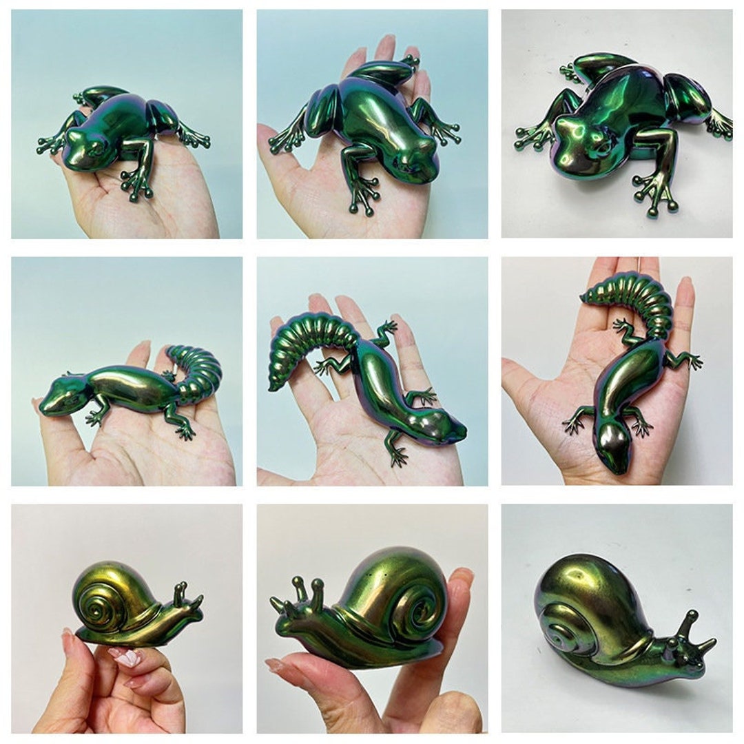 Frog Mold Lizard Mold Snail Mold for Resin Epoxy Mold Small Animal ...