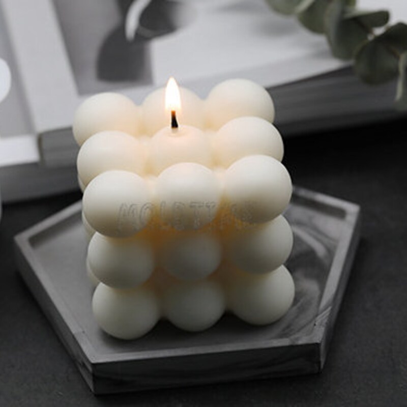 Rubik's Cube Candle - Etsy