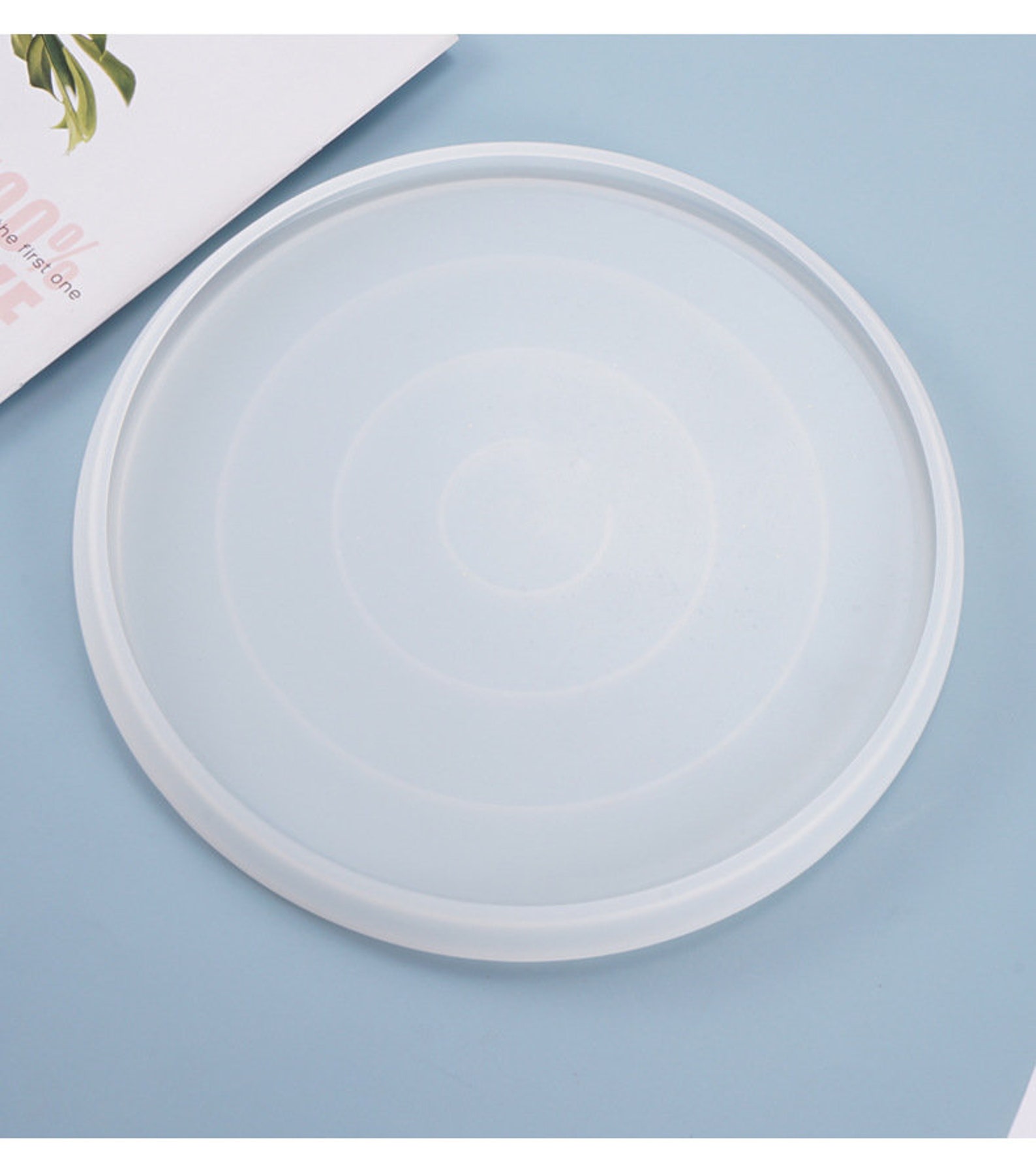 Large Enough Round Silicone Mold 24.5cm 11 Round Tray | Etsy