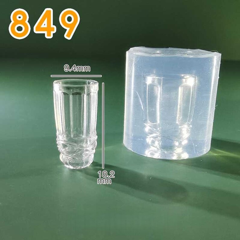 7 Styles Miniature Cup Silicone Molds-mini Cup Resin Mold-food Play ...