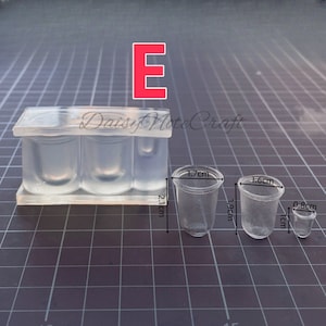 Miniature Cup Silicone Mold-mini Glass Cup Resin Mold-tiny Model Mold ...