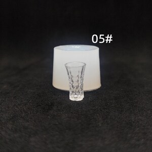 5 Styles Pocket Glass Silicone Mold-mini Cup Resin Mold-mini Tableware ...