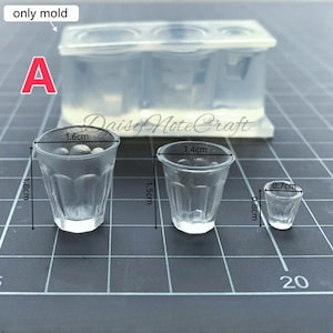 Miniature Cup Silicone Mold-mini Glass Cup Resin Mold-tiny Model Mold ...