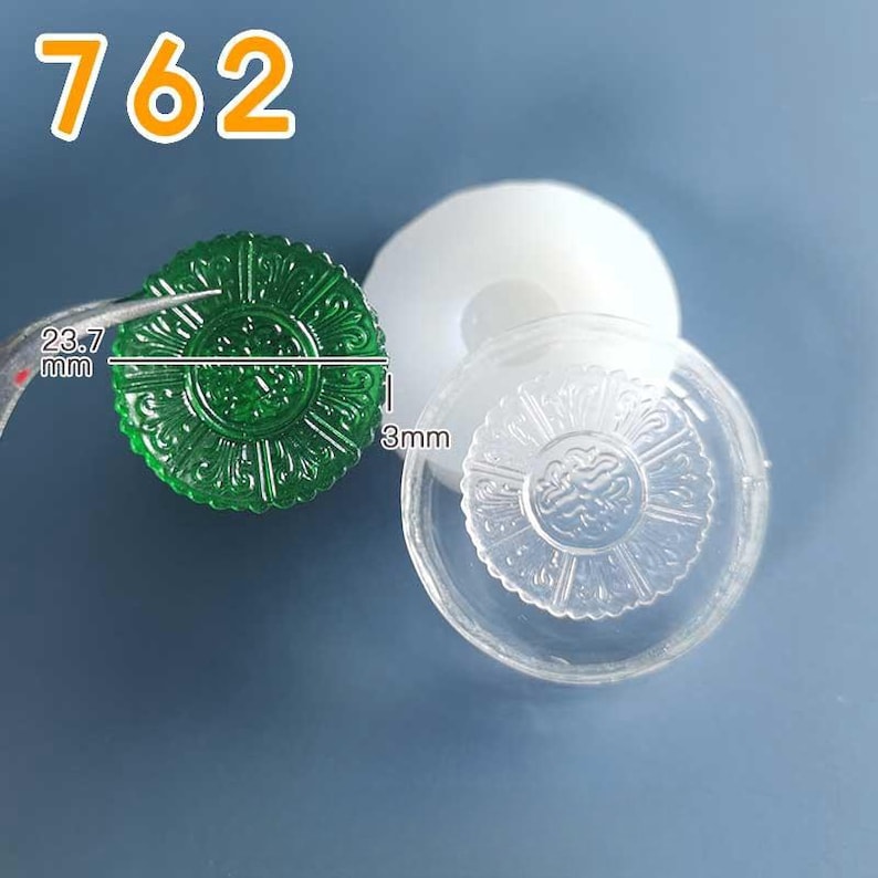 Embossed Dish Silicone Mold-miniature Plate Resin Mold-mini Dinner ...