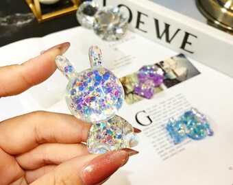 Silicone Keychain Mold Heart Shaped Resin Clay Mold for - Etsy