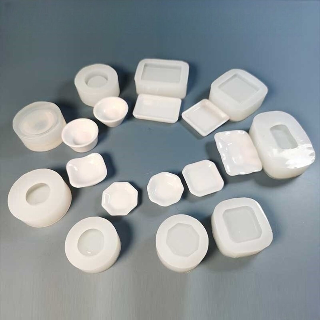 9 Styles Pocket Bowl Silicone Mold-mini Cup Resin Mold-mini Tableware ...