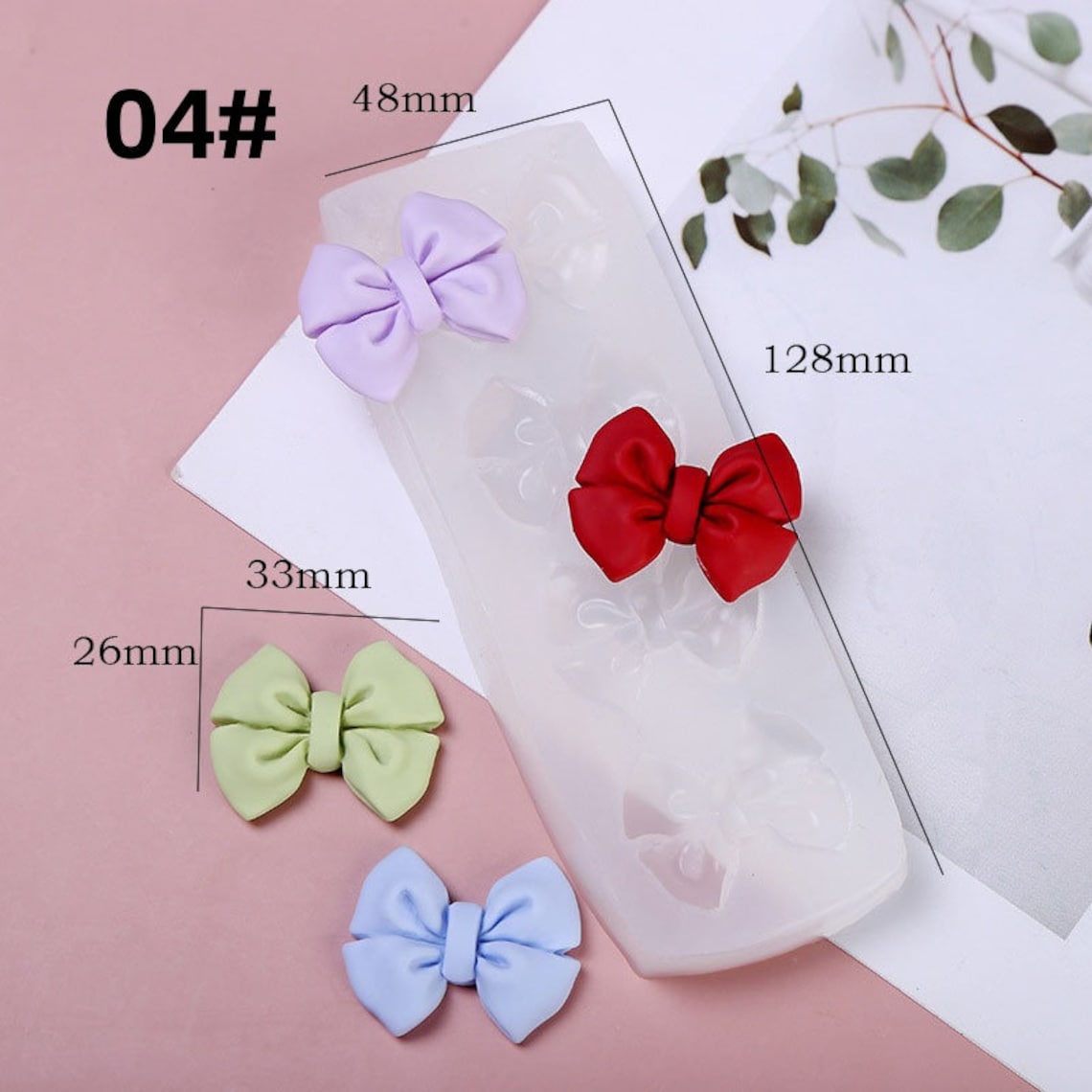 Beautiful Bow Silicone Mold/6 Styles Bow Knot Earring Resin Mold/cute ...