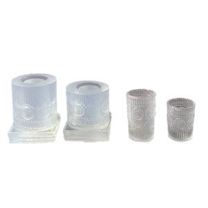 Beautiful Patterned Cup Silicone Mold-drink Cup Resin Mold-beer Mug ...