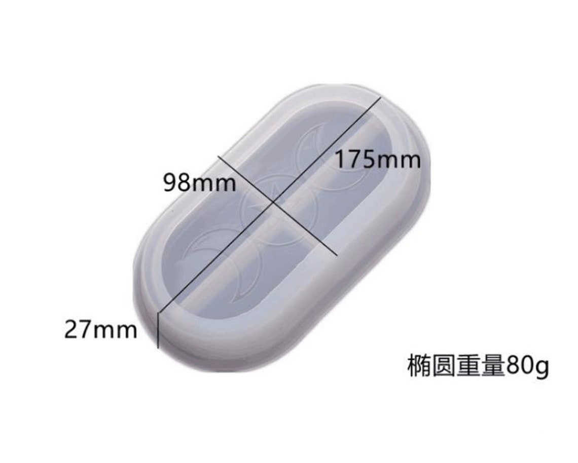 Oval Round Tray Resin Mold Round Dish Mold Oval Dish Mold - Etsy