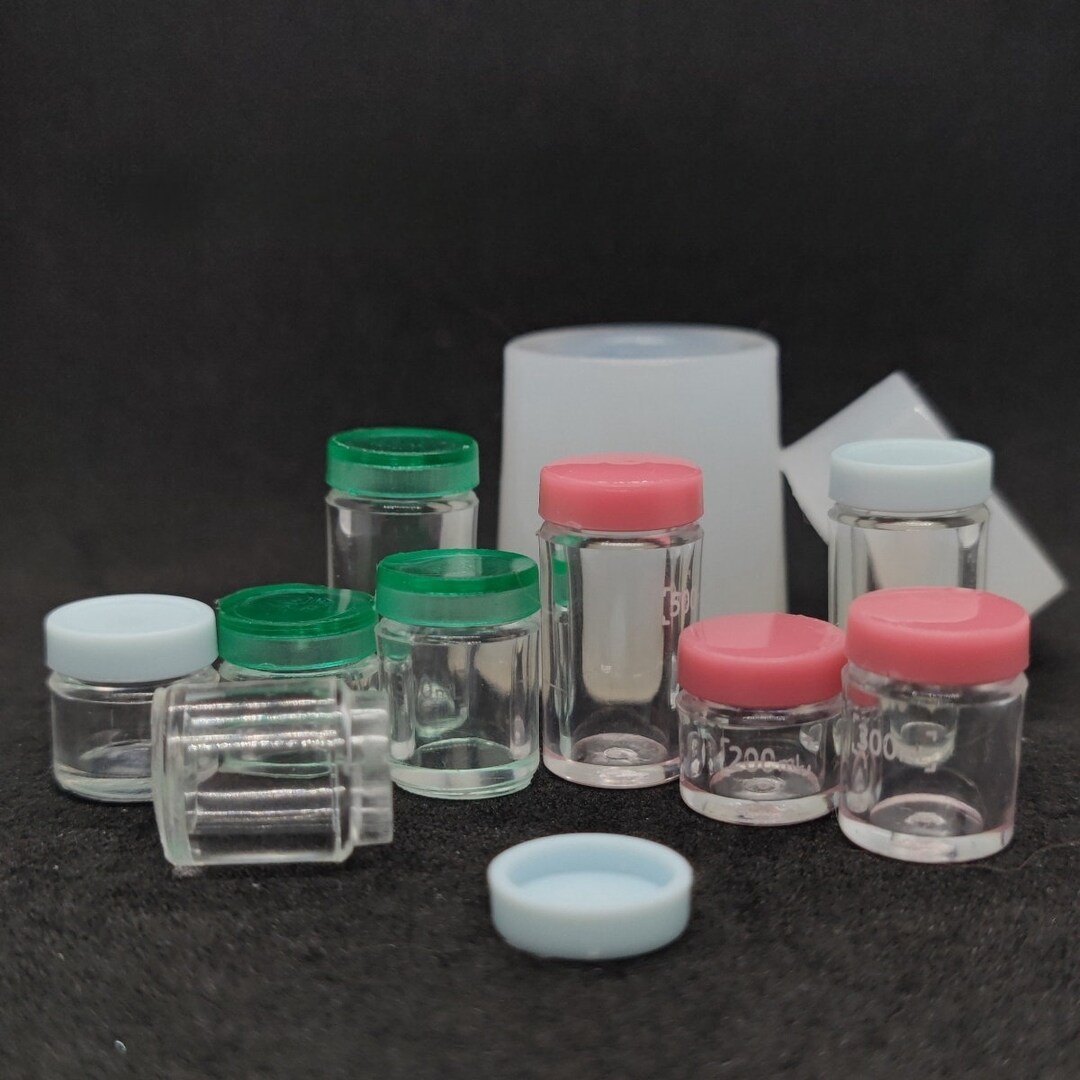 3 Size Mini Storage Box Silicone Mold-mini Storage Jar Resin Mold-mini ...