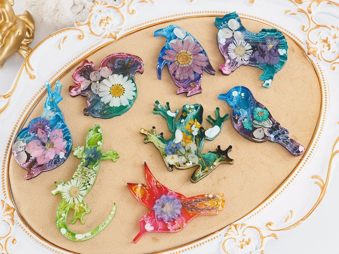 Silicone Animal Pendant Mold-animal Keychain Resin Mold-frog/dog ...