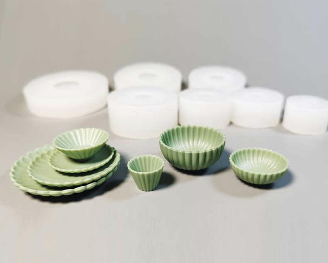 7 Styles Pocket Bowl Silicone Mold-mini Cup Resin Mold-mini Tableware ...
