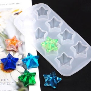 3D Five-pointed Star Silicone Mold-star Resin Molds-resin Star Mold-8 ...