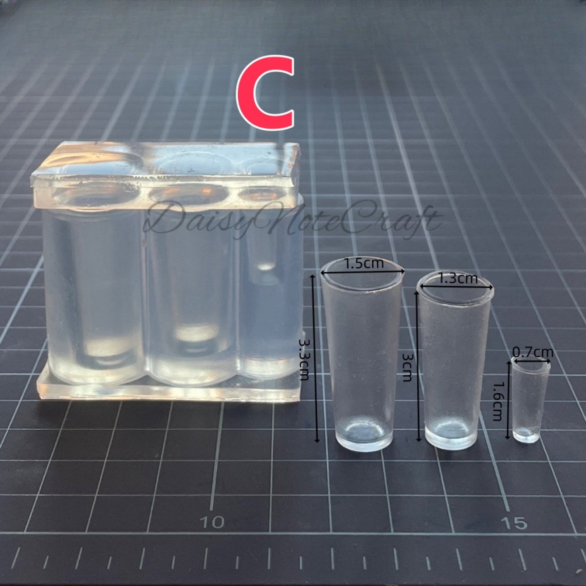 Miniature Cup Silicone Mold-mini Glass Cup Resin Mold-tiny Model Mold ...