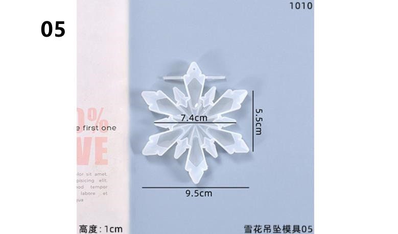 Snowflake Silicone Mold-5 Styles Snowflake Resin Mold-silicone - Etsy