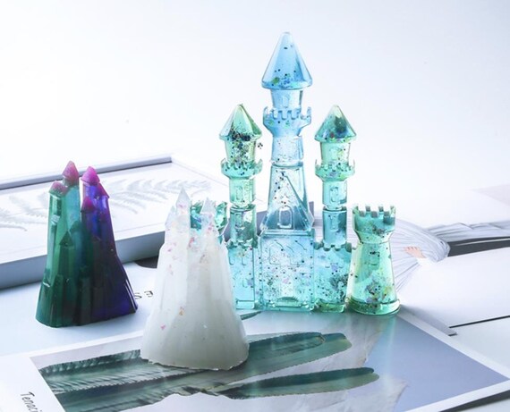 3D Castle Silicone Mold-castle Candle Resin Mold-castle - Etsy