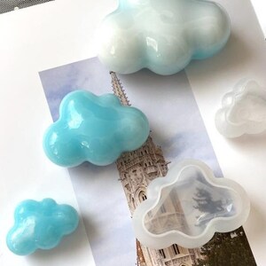 Resin Casting Molds 3D Cloud Shape Silicone Molds for Epoxy Resin ...