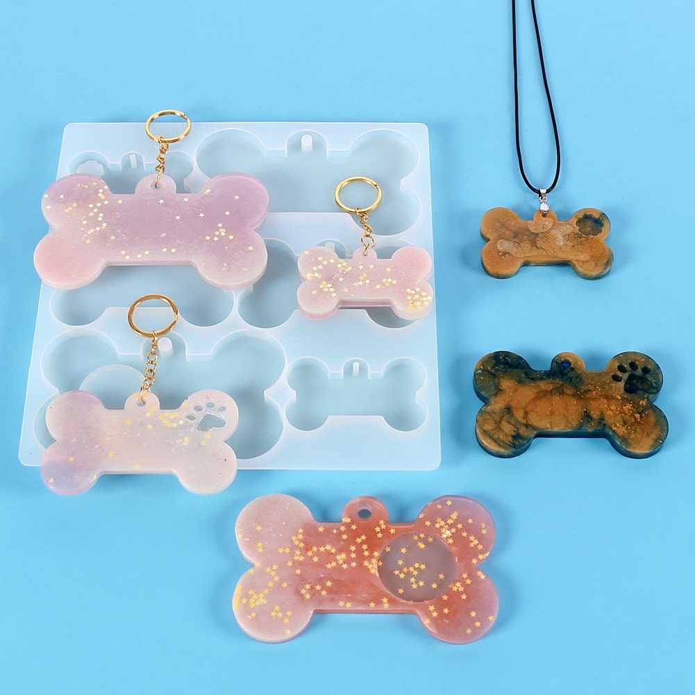 Large Dog Bone Tag Silicone Mold-dog Bone Pendant Resin - Etsy