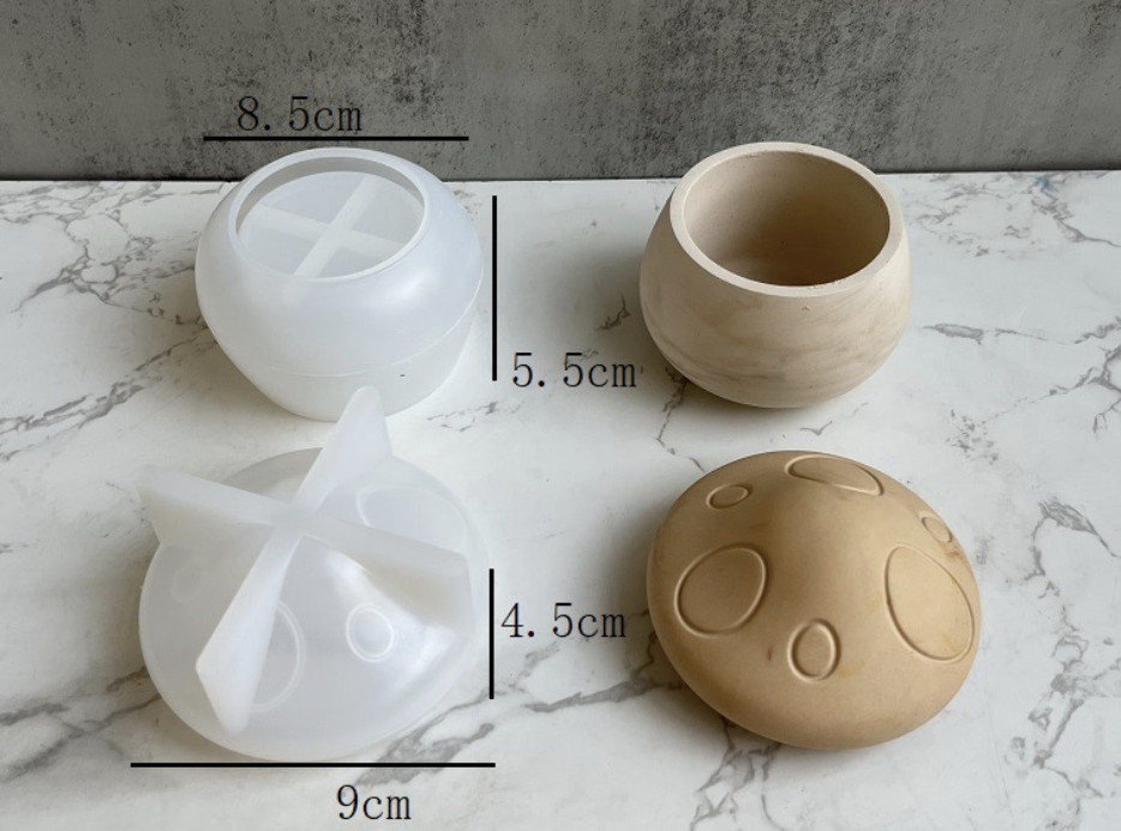 Mushroom Storage Box Epoxy Resin Mould Concrete Silicone Mould - Etsy