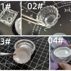 Pocket the Dish Silicone Mold-mini Dinner Plate Resin Mold-mini Pattern ...